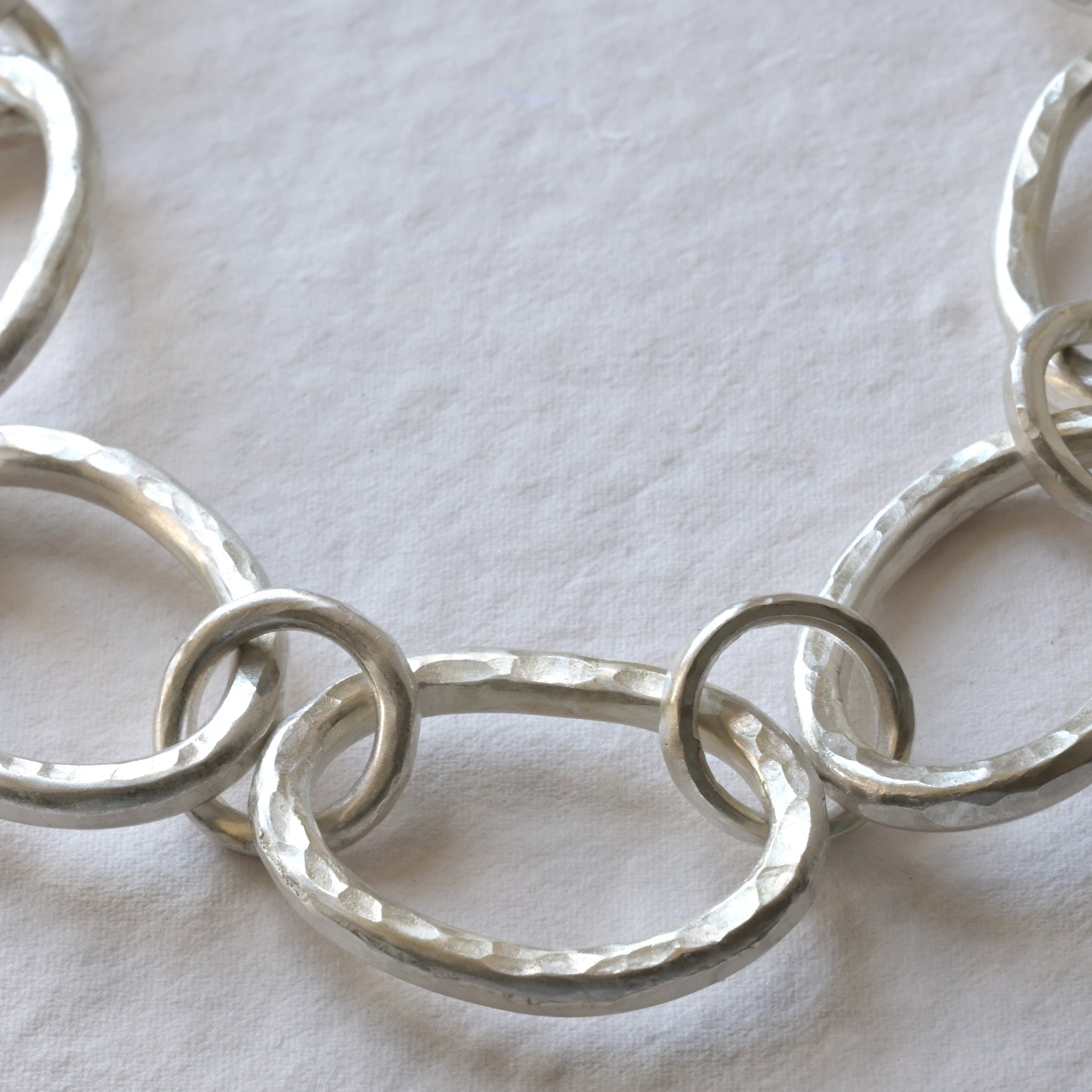 Statement Sterling Silver & Diamond Chain – madeleineholloway